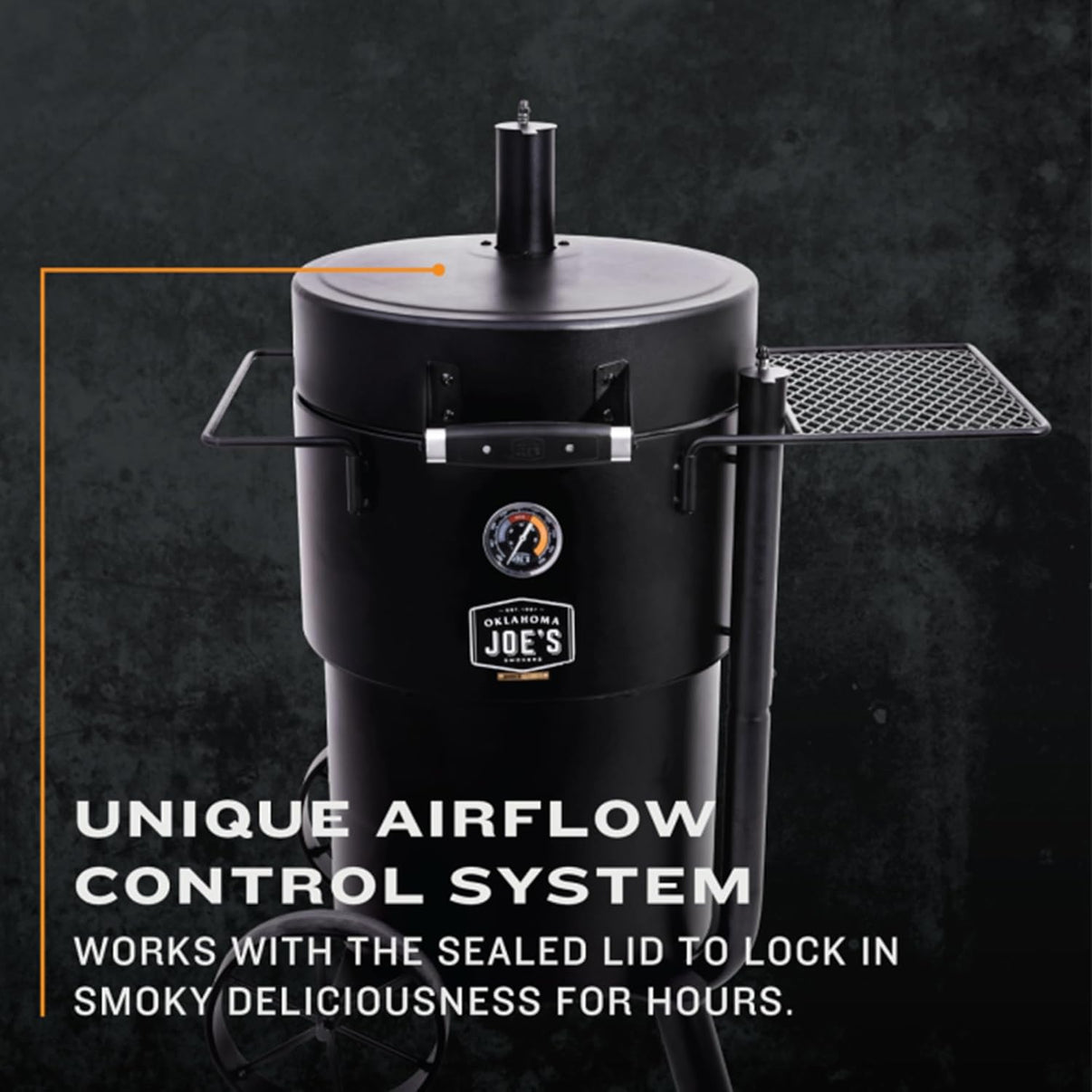Oklahoma Joe’s Bronco Drum Smoker - Black – GAZEBO Egypt