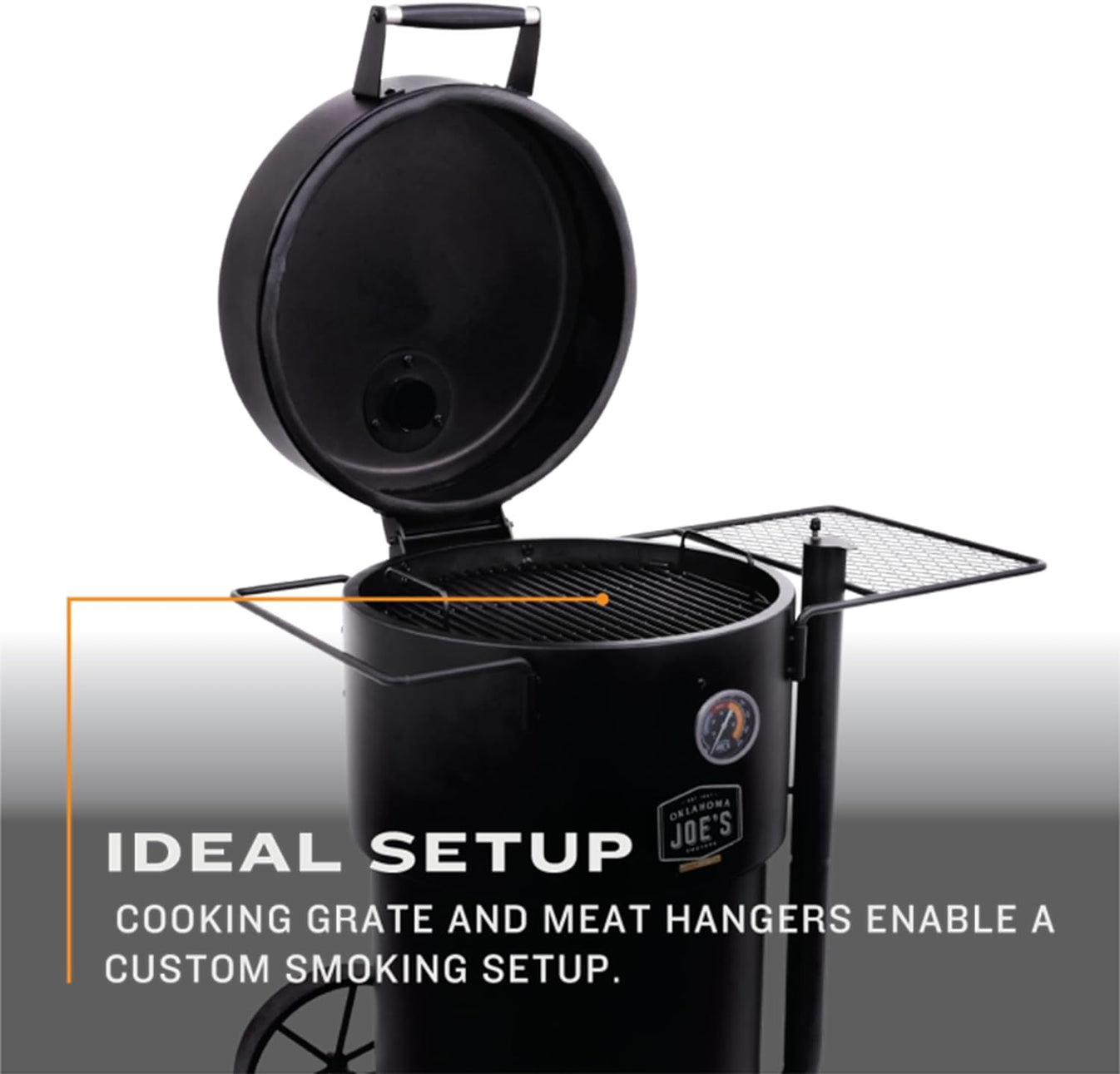 Oklahoma Joe’s Bronco Drum Smoker - Black – GAZEBO Egypt