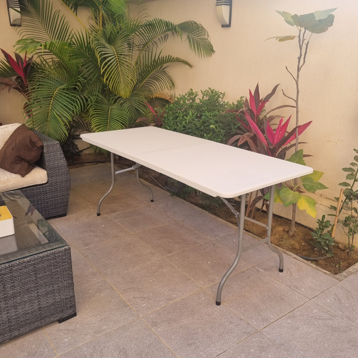 Outdoor Table - 180 cm (Fold in Half) – GAZEBO Egypt